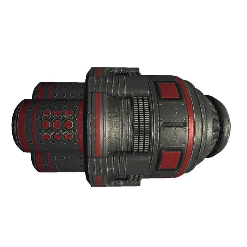 3D model Starship engine 03 Sci-fi low poly VR / AR / low-poly | CGTrader