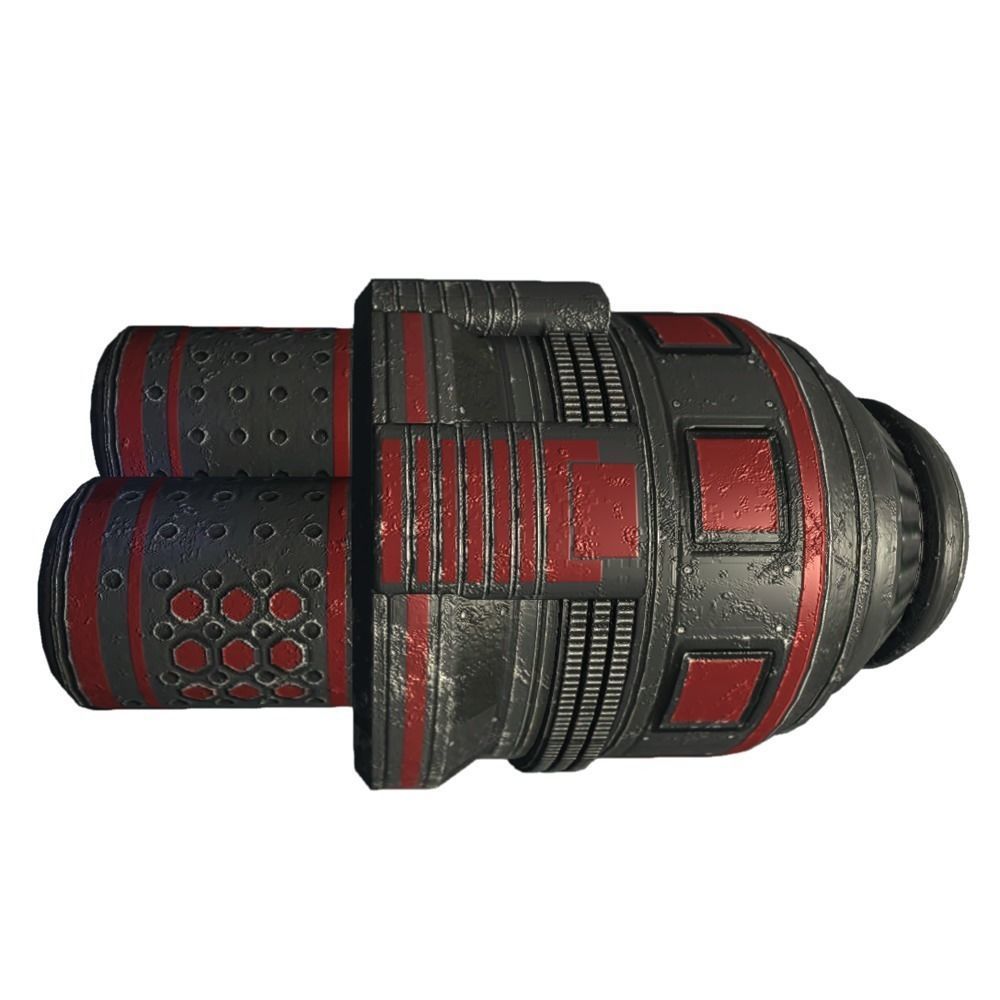 3D model Starship engine 03 Sci-fi low poly VR / AR / low-poly | CGTrader