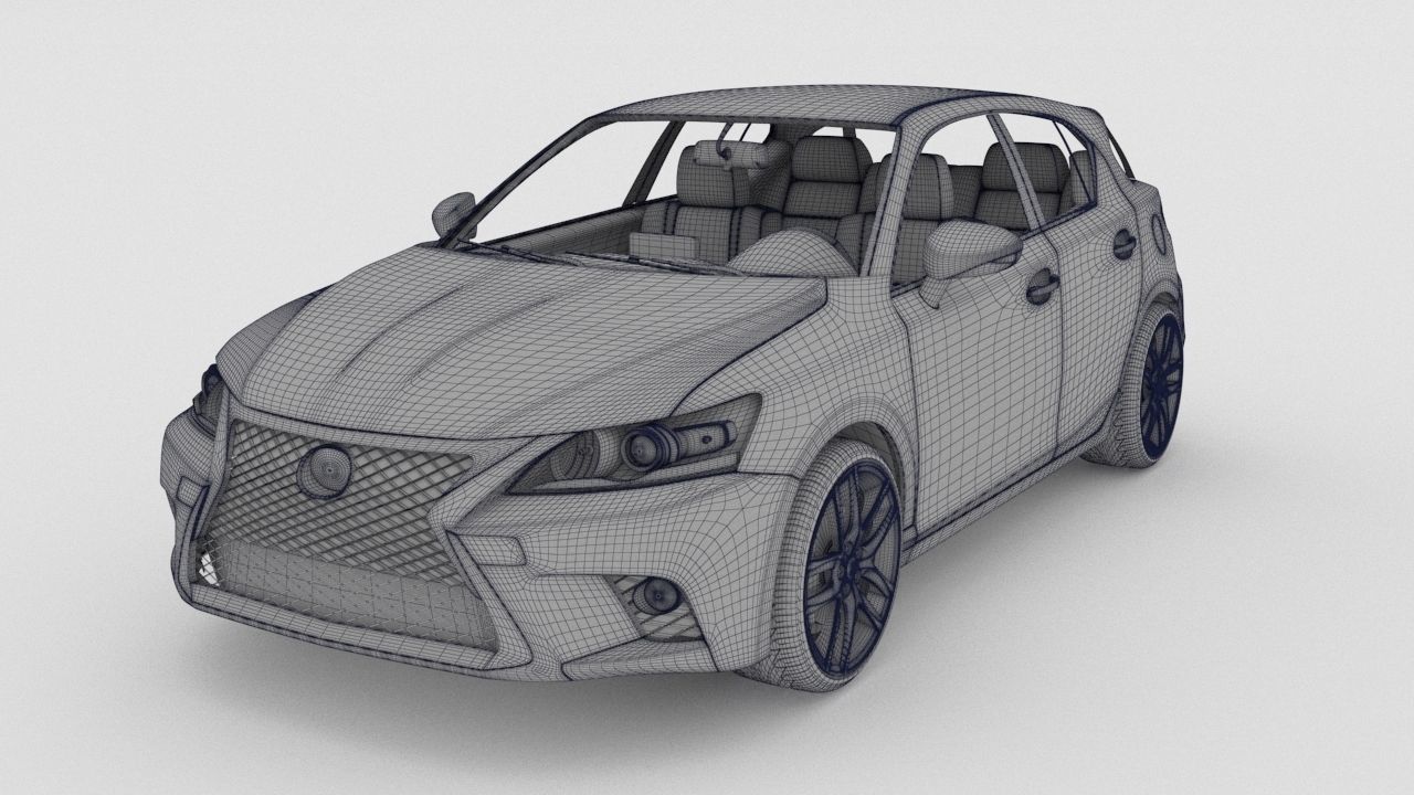 Lexus ct200h 3D model | CGTrader