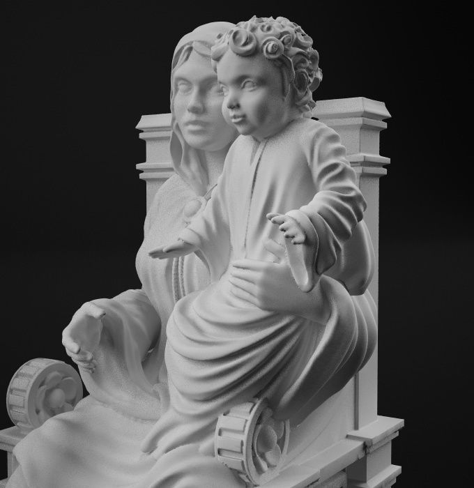 Holy family 3D model 3D printable | CGTrader