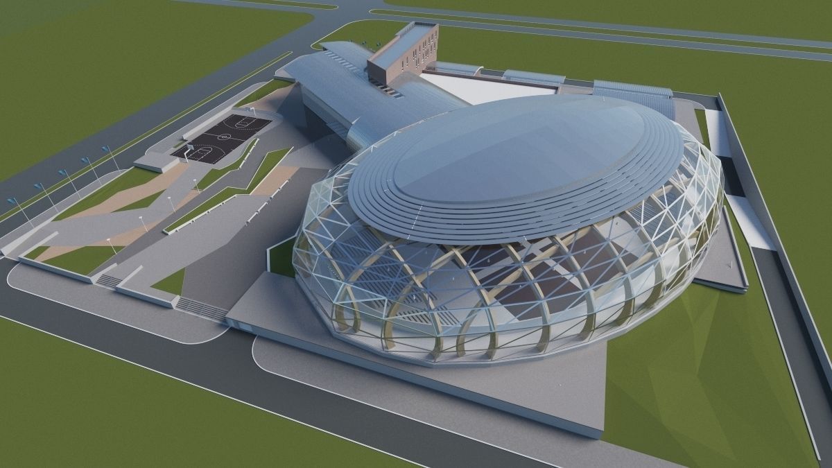 Sport Center 3D model | CGTrader