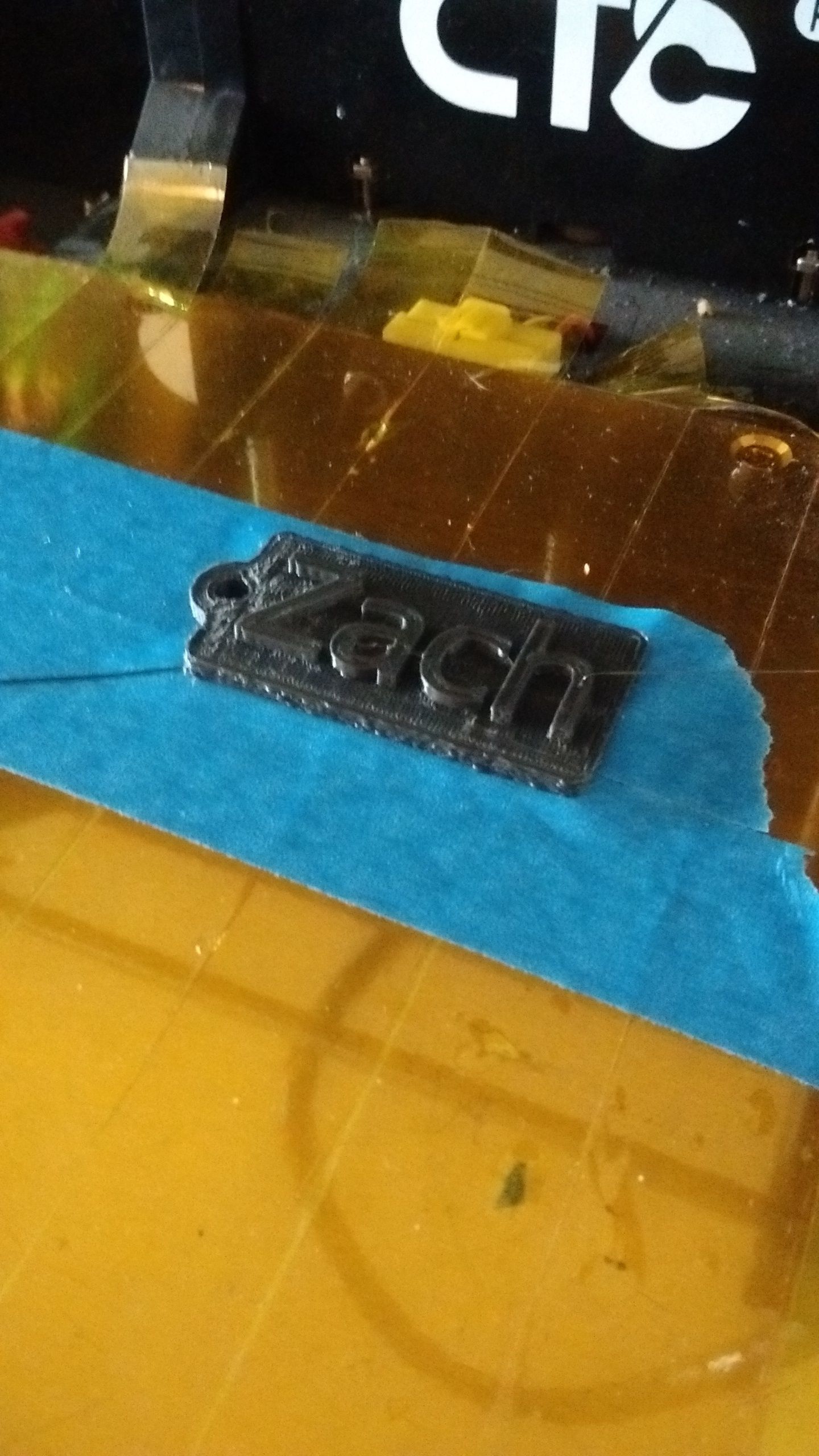 Emma Name Tag Key chain Fob Zipper Tag 2x1x02in 50x25x5mm thick 3D ...