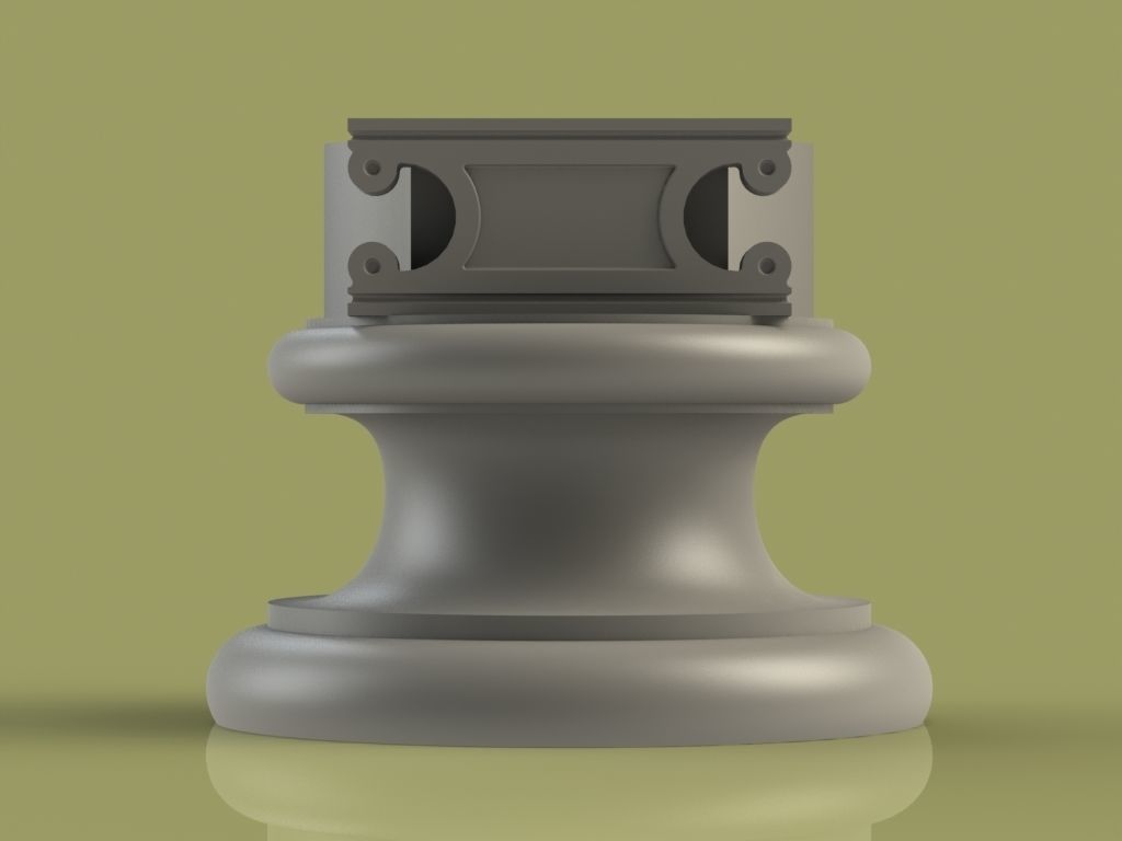 Marble Socle 05 3D model 3D printable | CGTrader