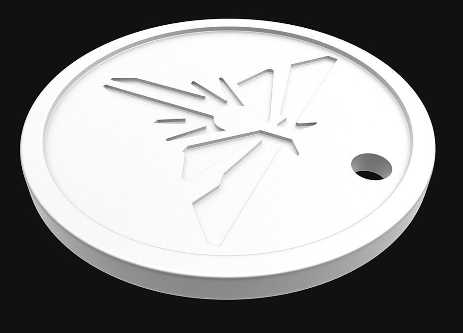 DOGTAG - FIREFLIES STL 3d model for 3d printing 3D print model 3D model ...