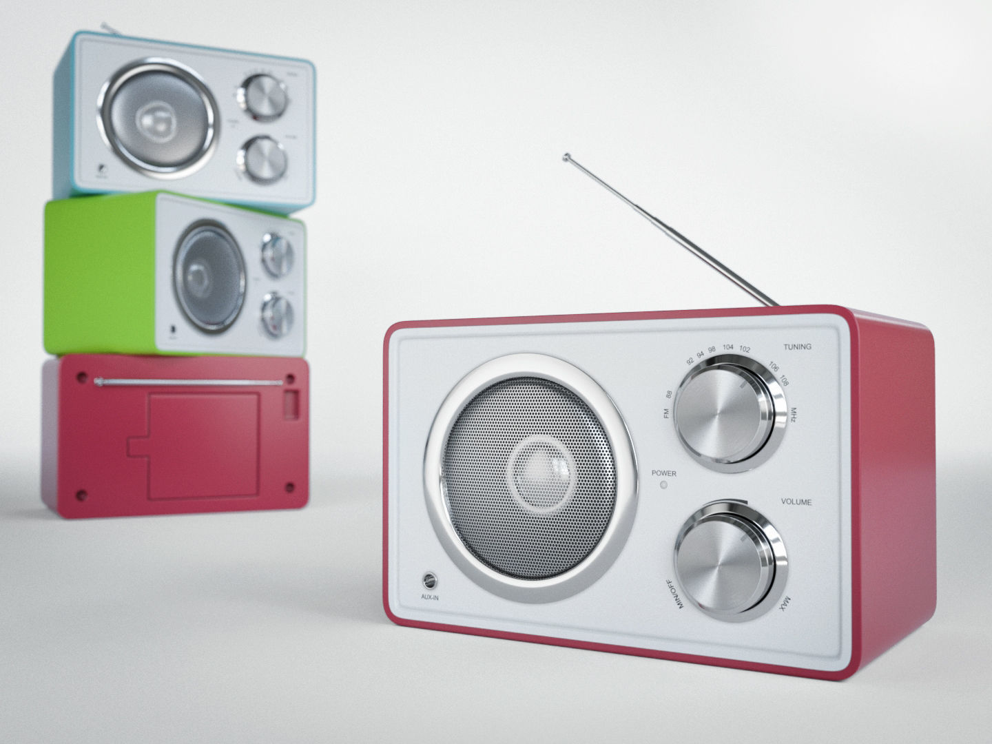 FM Radio 3D model | CGTrader