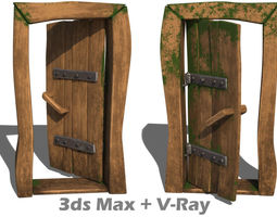 Animated Wooden door 3D Models | CGTrader