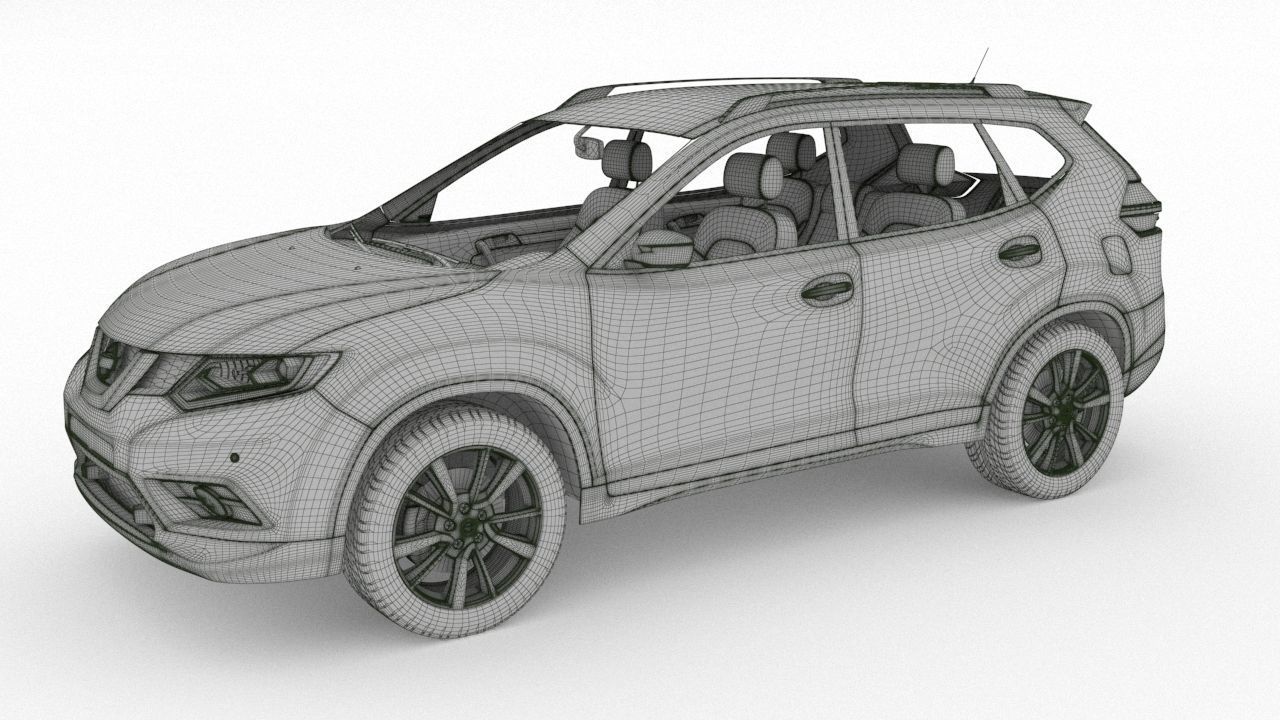 Nissan X-trail 3D model | CGTrader