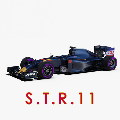 3D model STR11 Car VR / AR / low-poly rigged | CGTrader