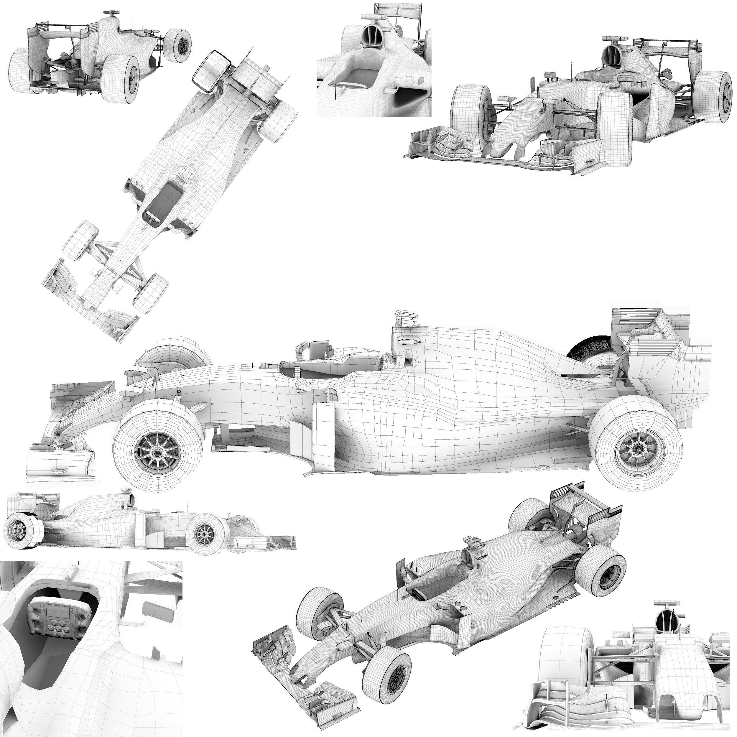 3D model STR11 Car VR / AR / low-poly rigged | CGTrader