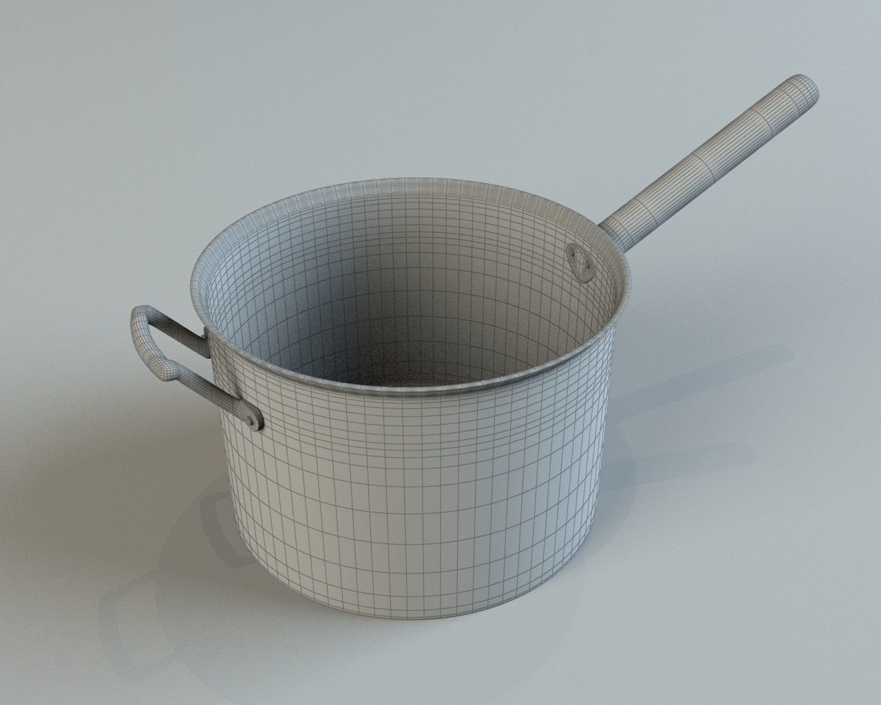 Pan with handle 3D model | CGTrader