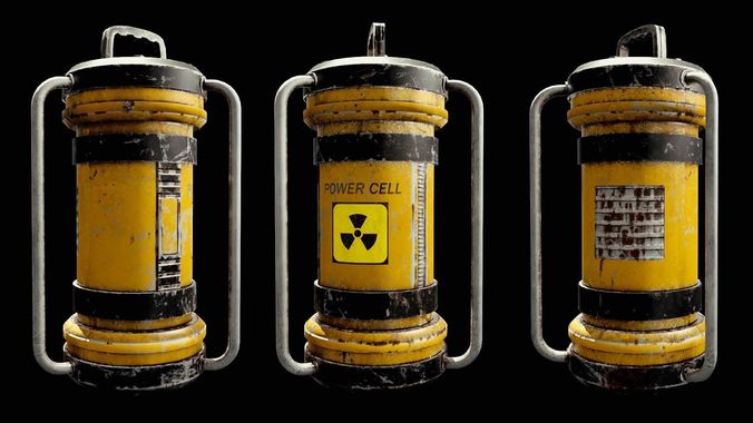3D model Sci-Fi power cell VR / AR / low-poly | CGTrader