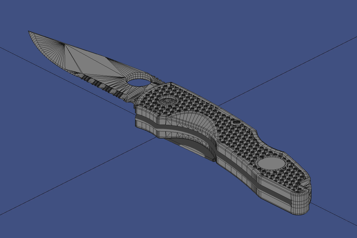 Folding Pocket Knife 3D model | CGTrader