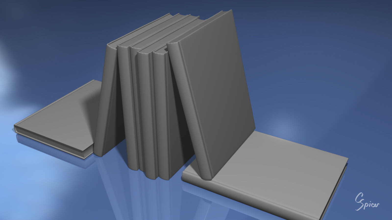 3D model Hardcover Book with Editable Text VR / AR / low-poly | CGTrader