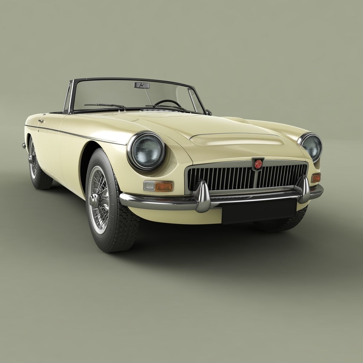 MG MGC 3D model | CGTrader