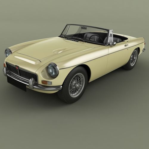 MG MGC 3D model | CGTrader