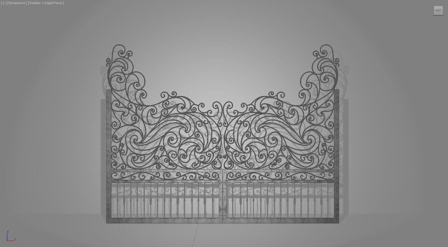Iron Gate 3D model | CGTrader