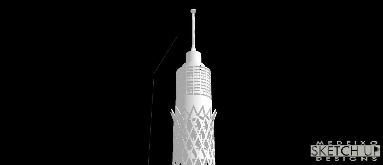 Cairo tower 3D model 3D printable | CGTrader