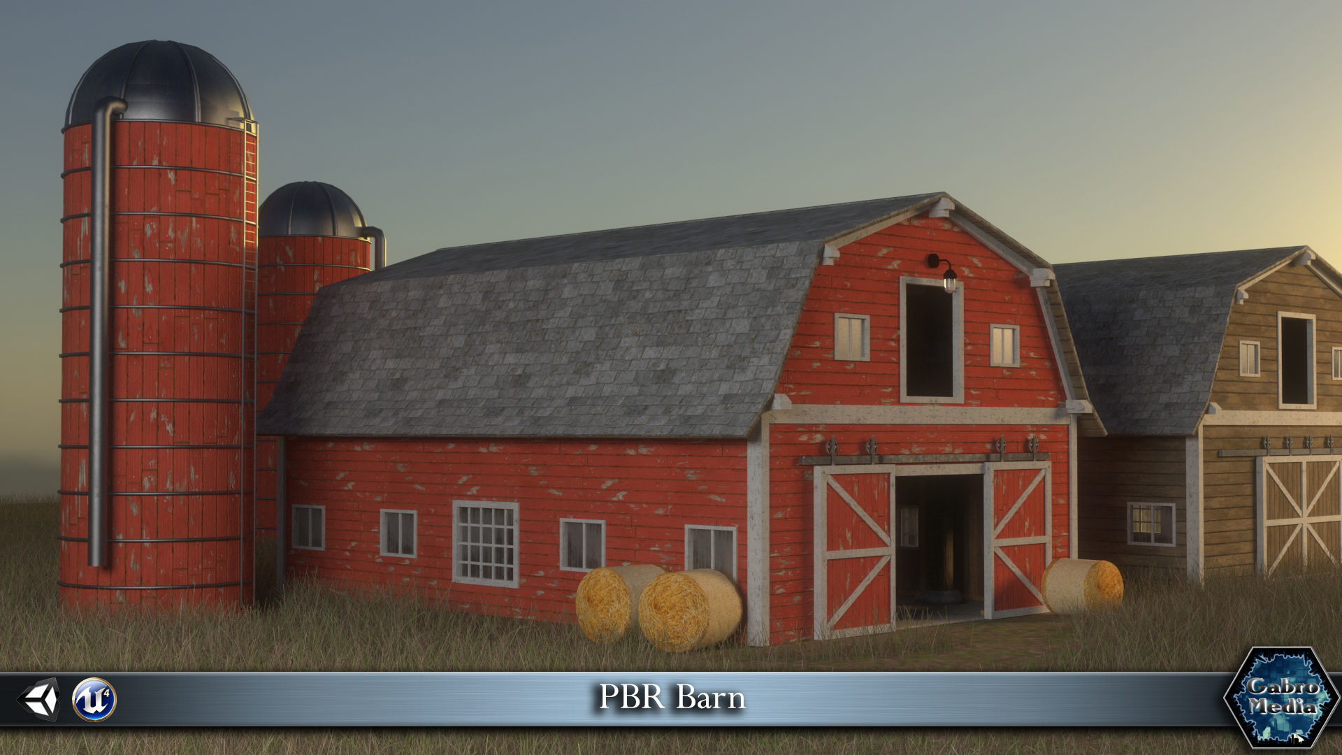 3D model PBR Barn VR / AR / low-poly | CGTrader