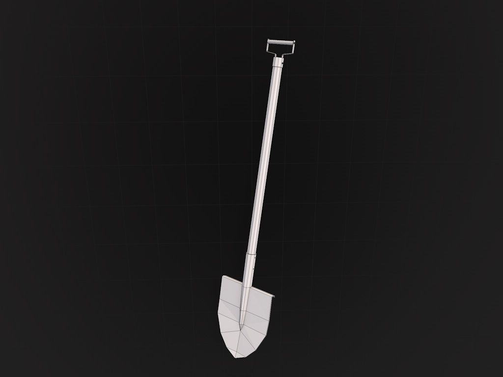 3D model Low Poly Shovel VR / AR / low-poly | CGTrader