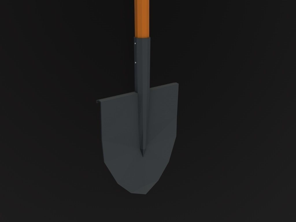 3D model Low Poly Shovel VR / AR / low-poly | CGTrader