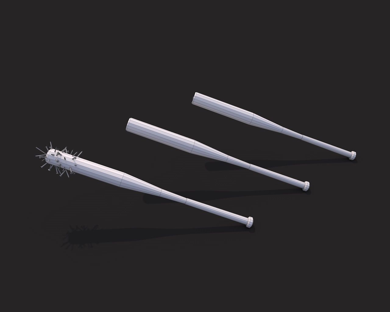 3D model Low Poly Baseball Bats VR / AR / low-poly | CGTrader