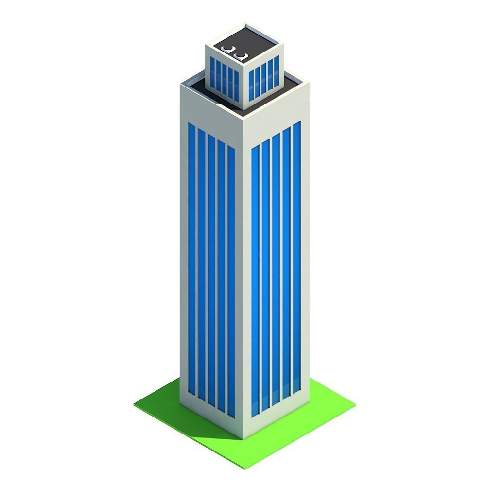 3D model Low Poly Cityscape Pack VR / AR / low-poly | CGTrader