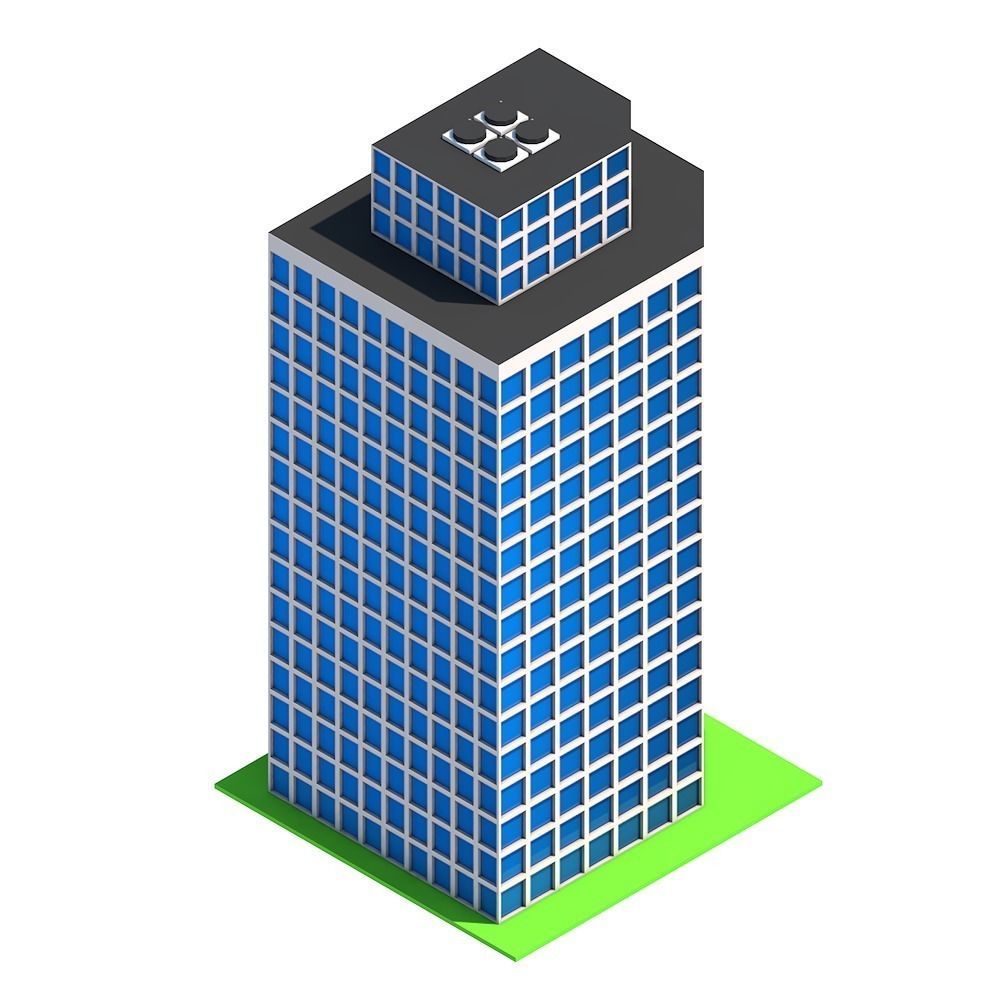 3D model Low Poly Cityscape Pack VR / AR / low-poly | CGTrader