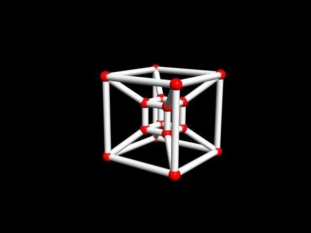 Hypercube cube with parts 3D model 3D printable | CGTrader
