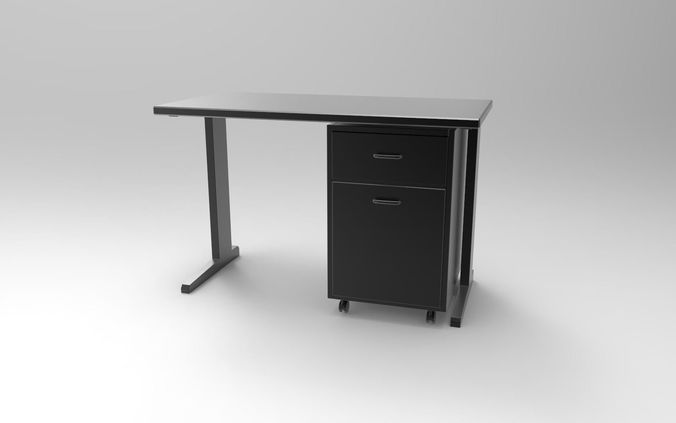 3D Printable Computer Table 3D model 3D printable | CGTrader