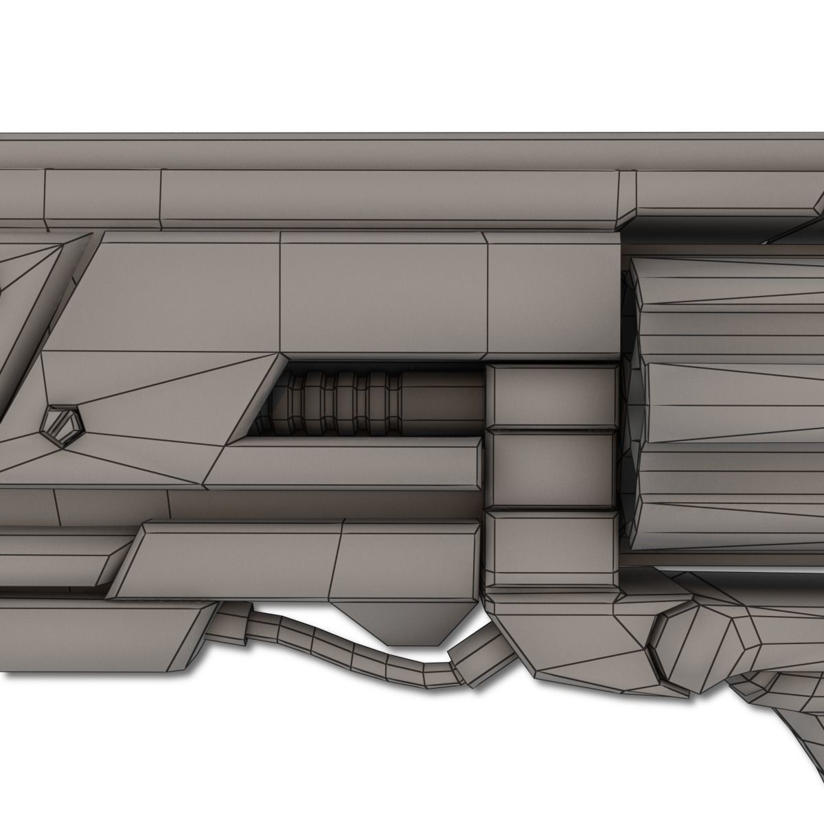 3D model Xenon Hand Revolver VR / AR / low-poly rigged animated | CGTrader