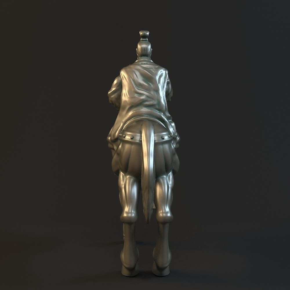 Statue of the general 3D model | CGTrader
