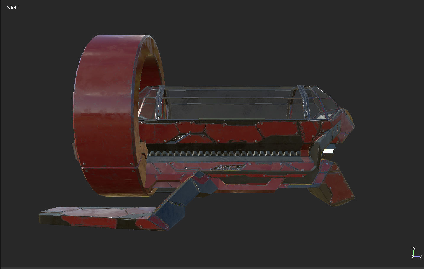 3D model Sci Fi Medic Bot PBR Lowpoly VR / AR / low-poly | CGTrader