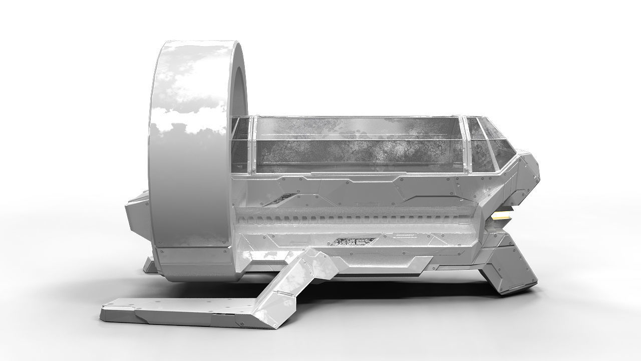 3D model Sci Fi Medic Bot PBR Lowpoly VR / AR / low-poly | CGTrader