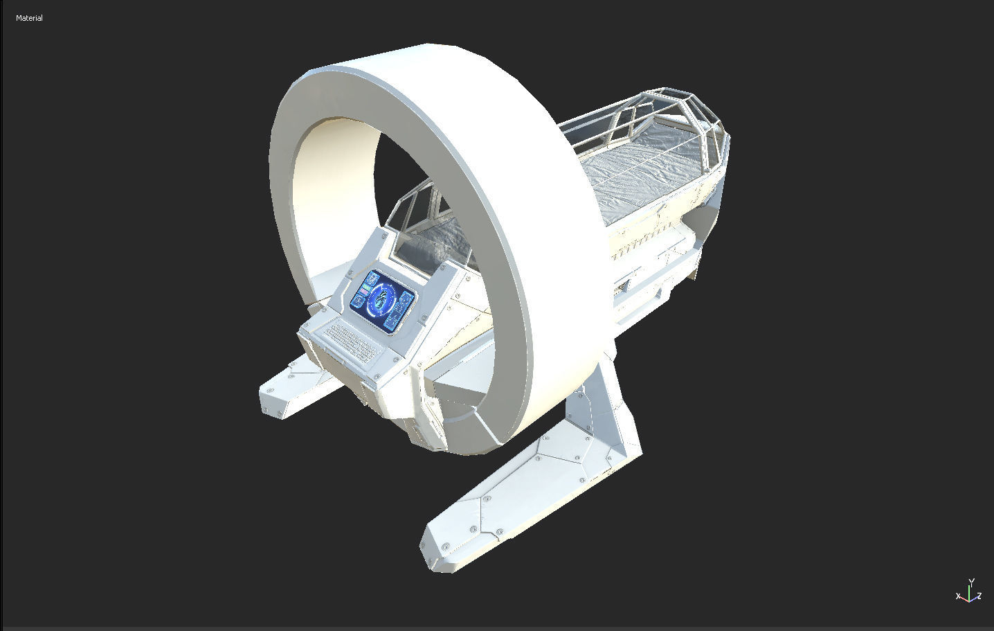 3D model Sci Fi Medic Bot PBR Lowpoly VR / AR / low-poly | CGTrader