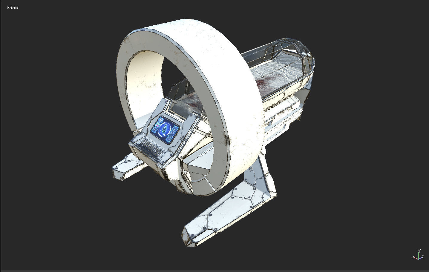 3D model Sci Fi Medic Bot PBR Lowpoly VR / AR / low-poly | CGTrader