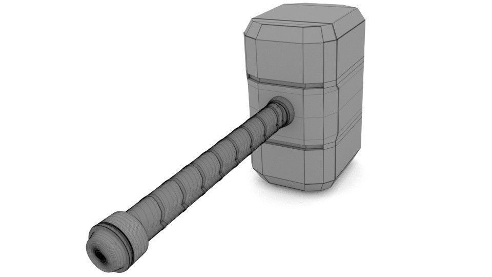 Mjolnir 3D model | CGTrader