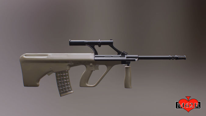 3D model Steyr AUG A1 VR / AR / low-poly | CGTrader