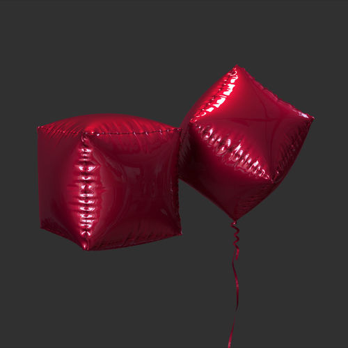 Balloon Cube 3D model | CGTrader