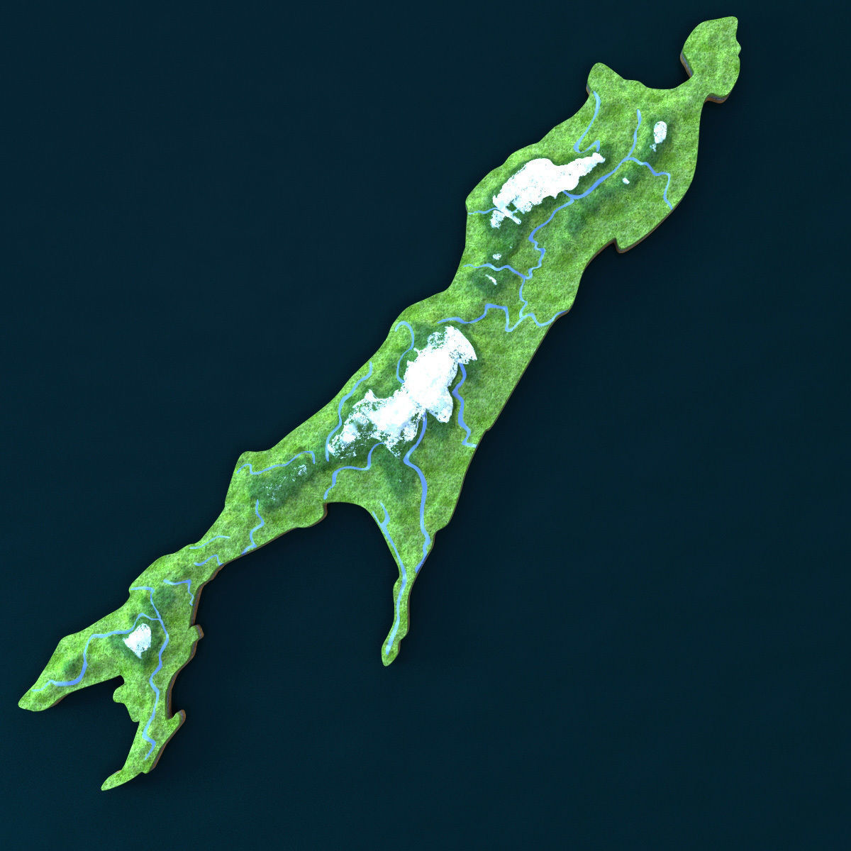 Island Sakhalin 3D model | CGTrader