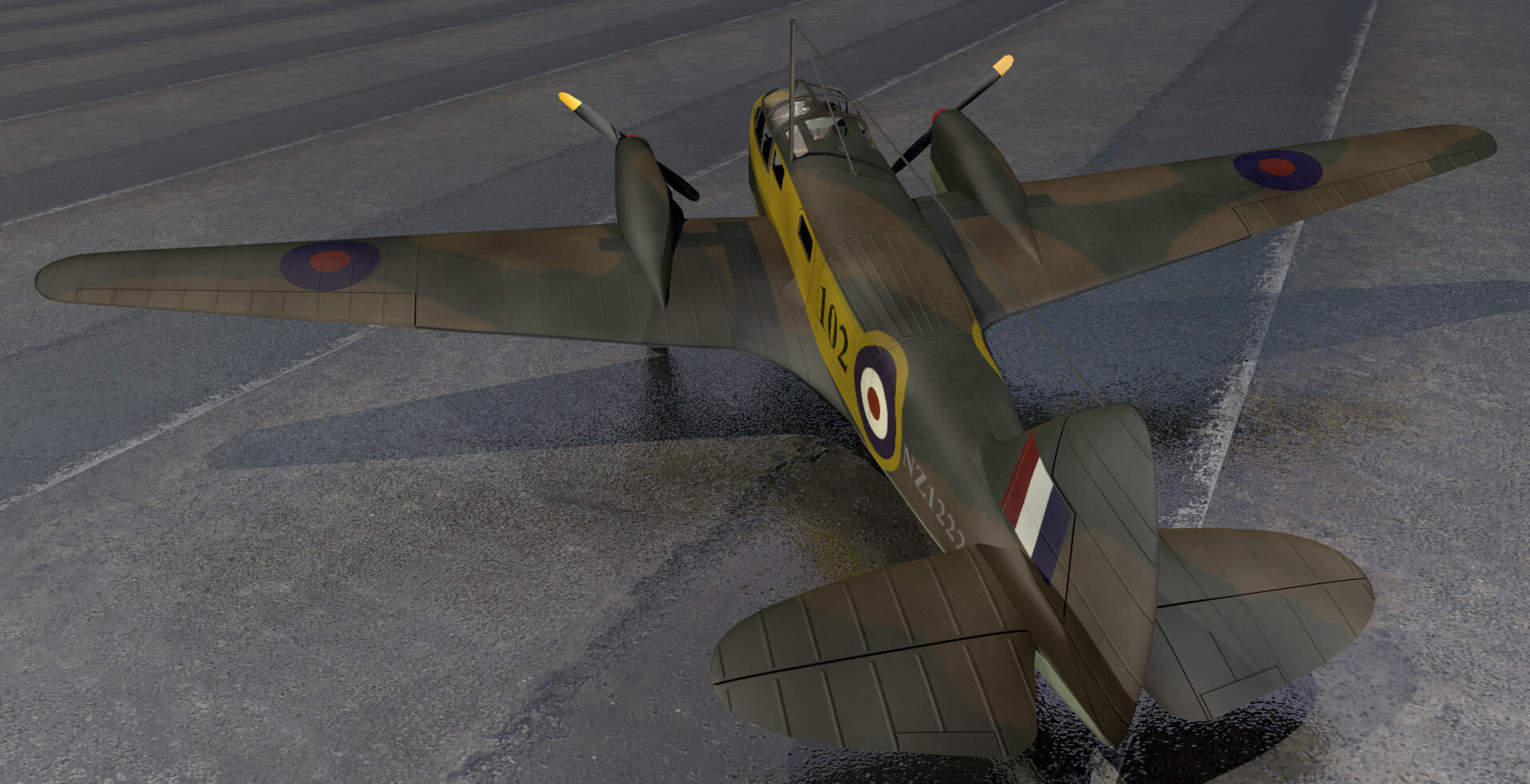 Airspeed AS10 Oxford Mk-1 3D model | CGTrader