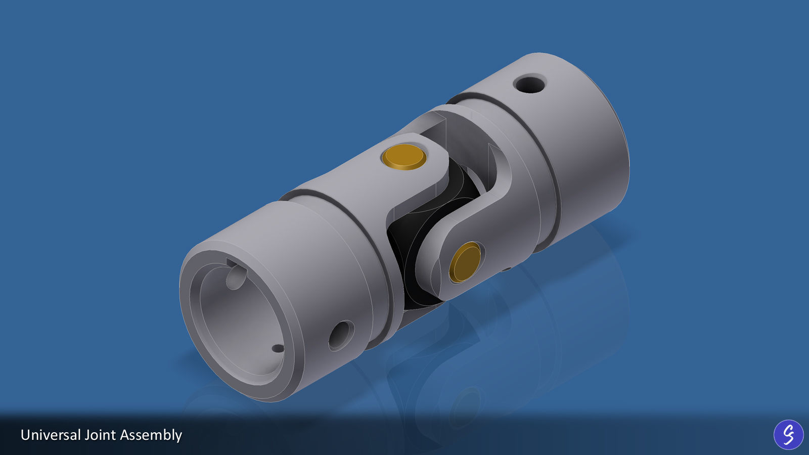 Universal Joint 3D model 3D printable | CGTrader