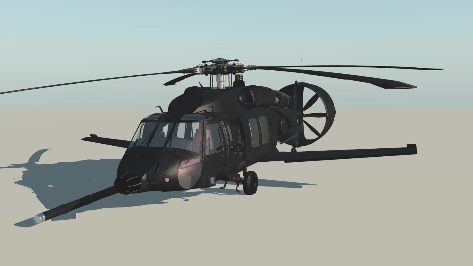 3D model Piasecki X-49 Speedhawk VR / AR / low-poly | CGTrader