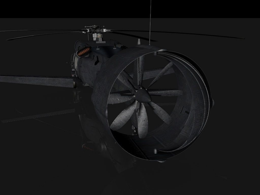 3D model Piasecki X-49 Speedhawk VR / AR / low-poly | CGTrader