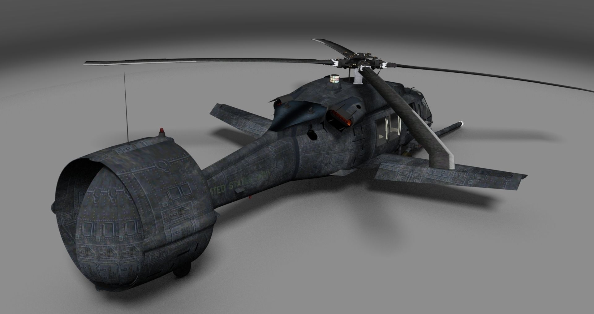 3D model Piasecki X-49 Speedhawk VR / AR / low-poly | CGTrader