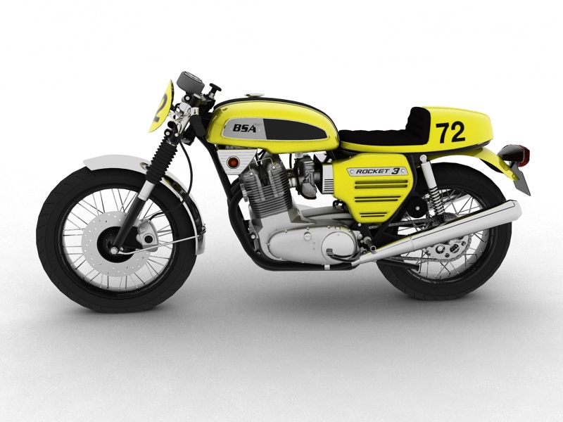BSA Rocket 3 Racer 1969 3D model | CGTrader