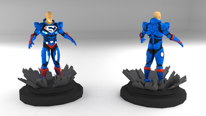 Lex Luthor - Superman Suit 3D model | CGTrader