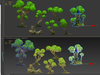 3D model Low poly forest trees VR / AR / low-poly | CGTrader
