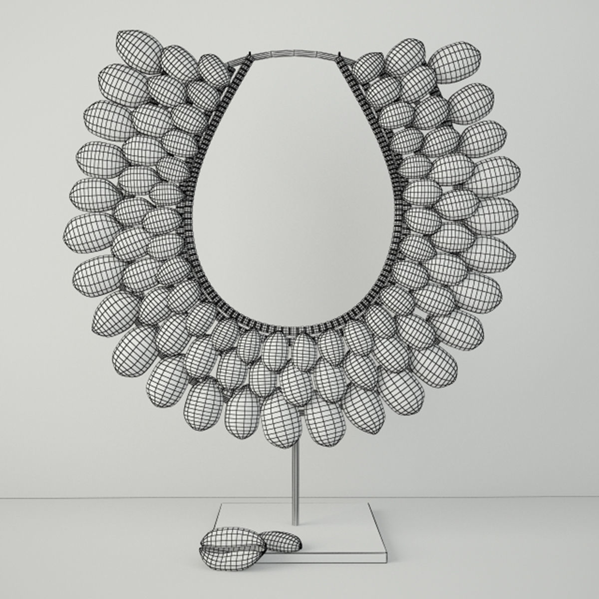 Native shell decor 3D model | CGTrader