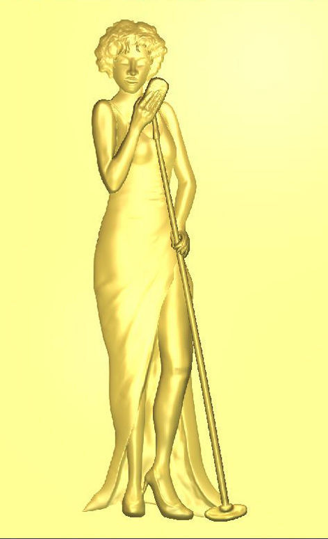Jazz Singer free 3D model 3D printable | CGTrader