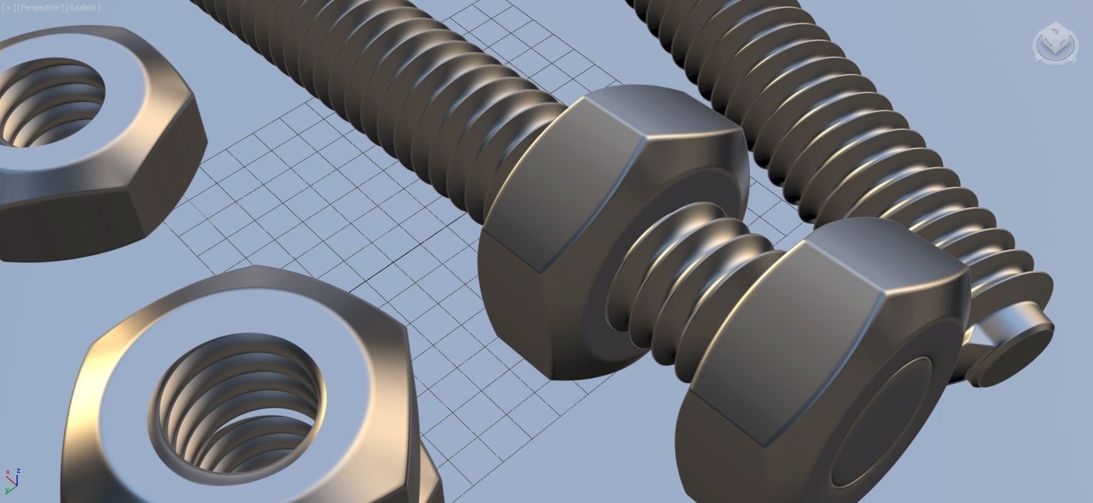 Screw and Bolt 3D Printable 3D model 3D printable | CGTrader